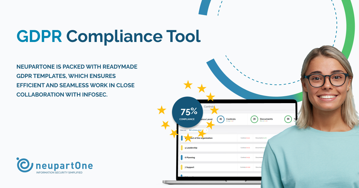 GDPR Compliance Tool ⎮ GDPR and InfoSec in one platform